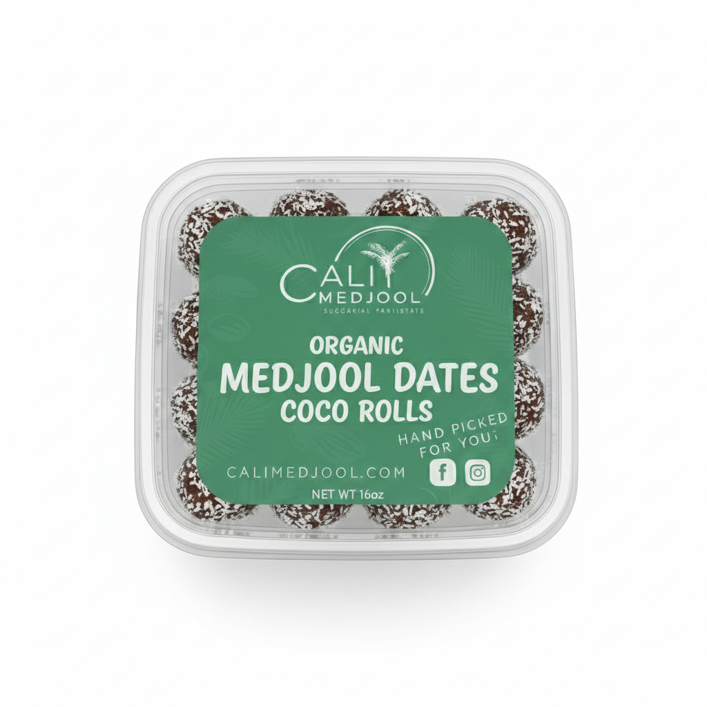 ORGANIC DATE COCO ROLLS – Cali Medjool